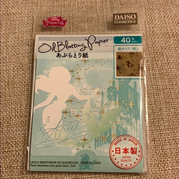 Disney | Makeup | Ariel Little Mermaid Blotting Tissue Made In Japan ...